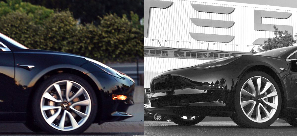 First Production Tesla Model 3 Rocks The World - All photos, video and info