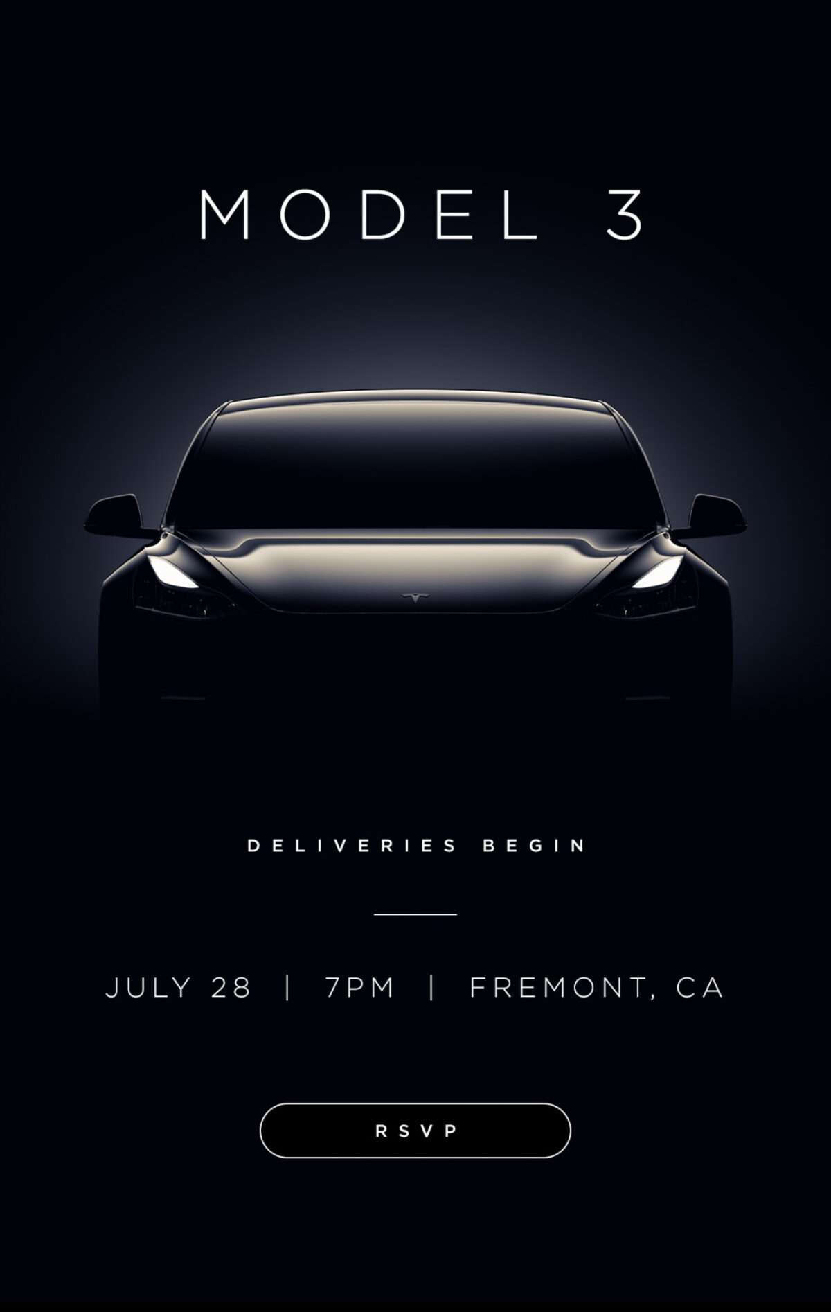 Tesla starts sending Model 3 delivery event invitations