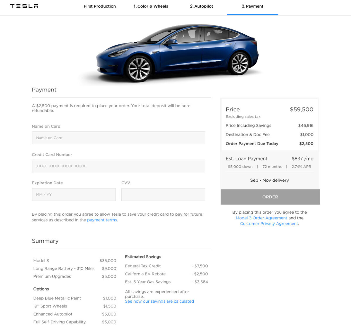 An in-depth look at the Tesla Model 3 configurator - X Auto