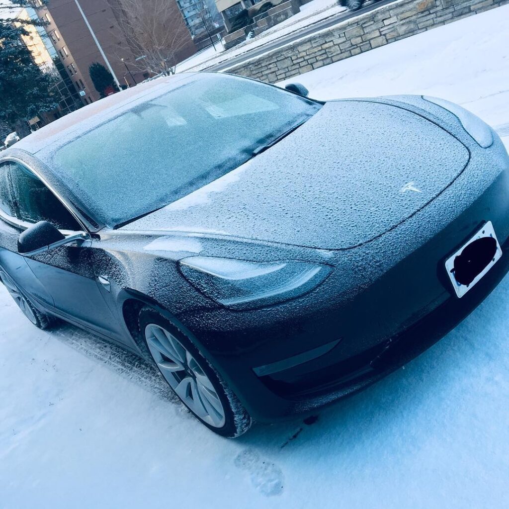 These 'Tesla Model 3 in Snow' photos will send chills down your spine