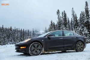 These 'Tesla Model 3 in Snow' photos will send chills down your spine