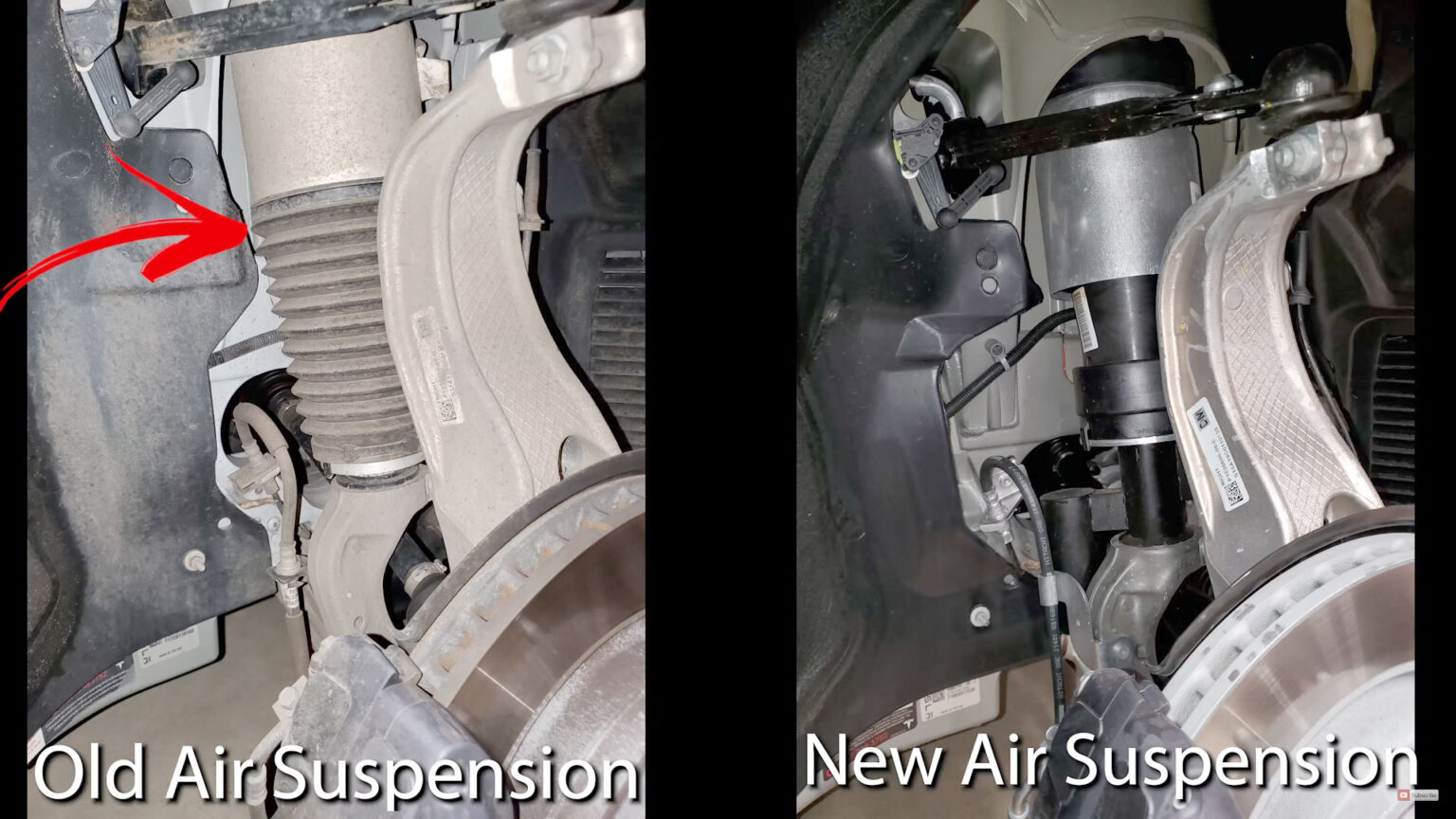 Tesla Model S and X refreshed 'Adaptive Air Suspension' in detail