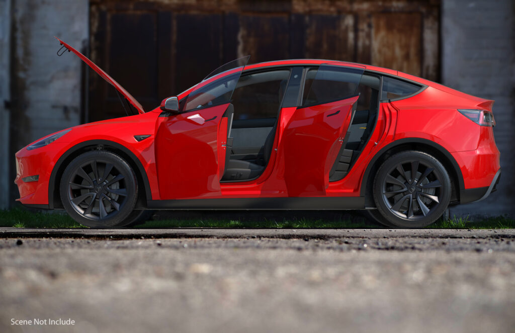 Artist renders Tesla Model Y exterior and interior with the utmost details