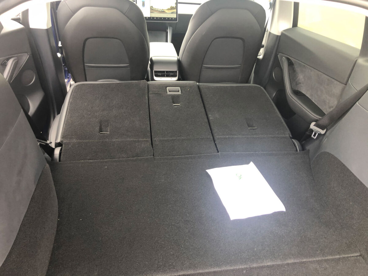 Tesla Model Y photo gallery shows the huge trunk and frunk cargo space ...